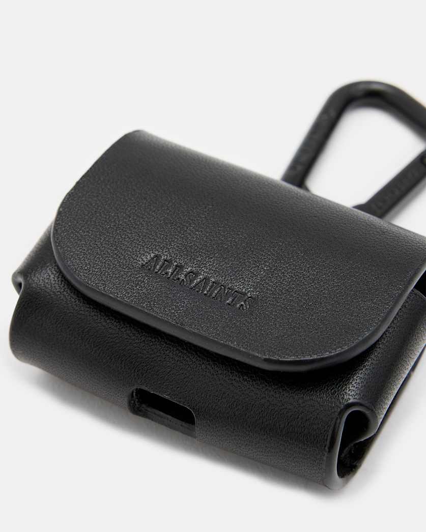 AirPod Leather Case Black | ALLSAINTS US